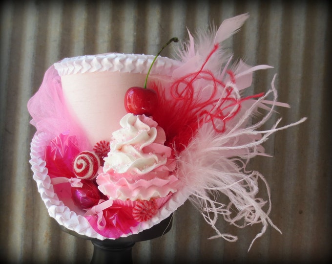 Candy Themed Mini Top Hat Mad Tea Party Mini Top Hat Mad - Etsy