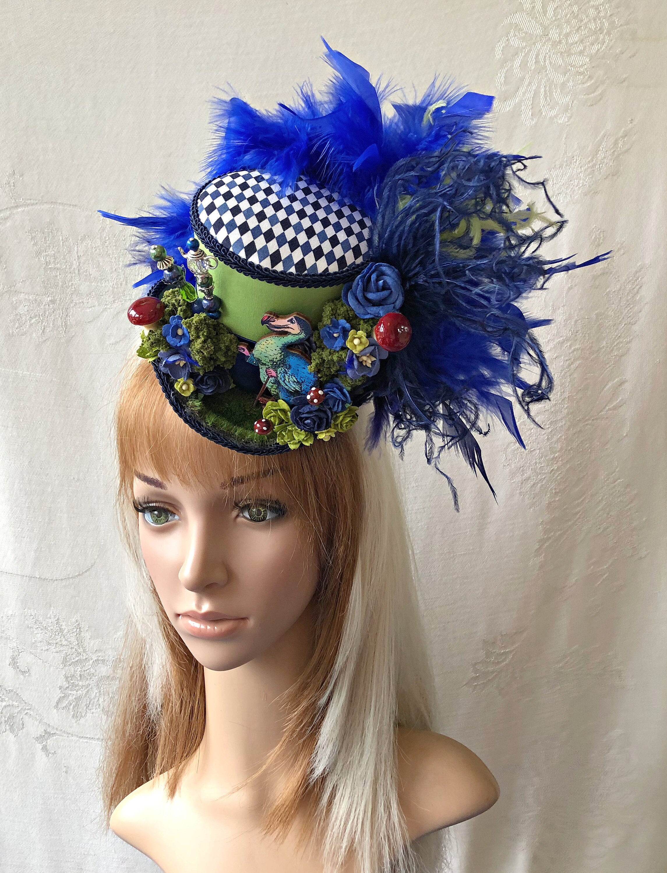 Mini Top Hat The Dodo Diorama Tea Hat Mad Hatter Hat Mad | Etsy