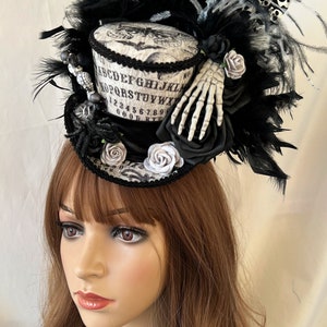 Mini Top Hat Ouija Board Mini Top Hat Halloween Hat Dead - Etsy