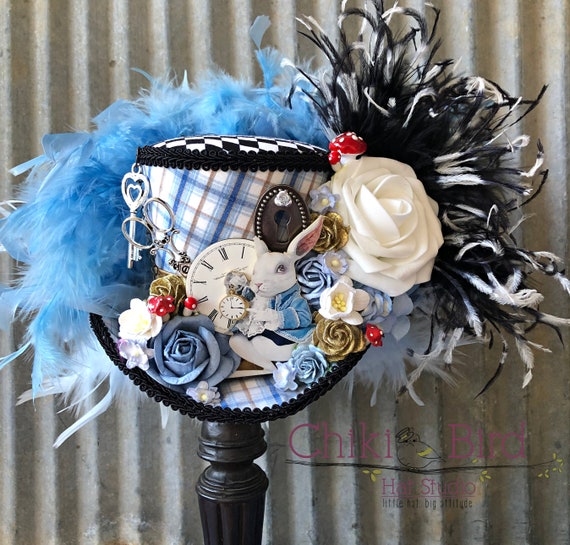 Mini Top hat Tea Party Mini Top Hat Alice in Wonderland Hat | Etsy