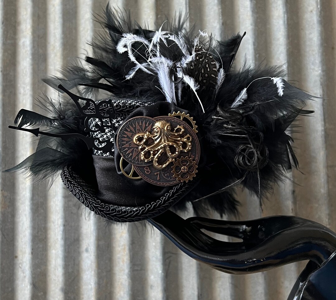 Micro Mini Top Hat Steampunk Micro Mini Top Hat Mad Hatter - Etsy