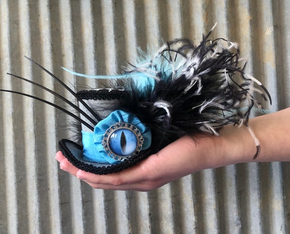Micro Mini Top Hatcheshire Cat Hat Cat Eye Hat Alice in - Etsy