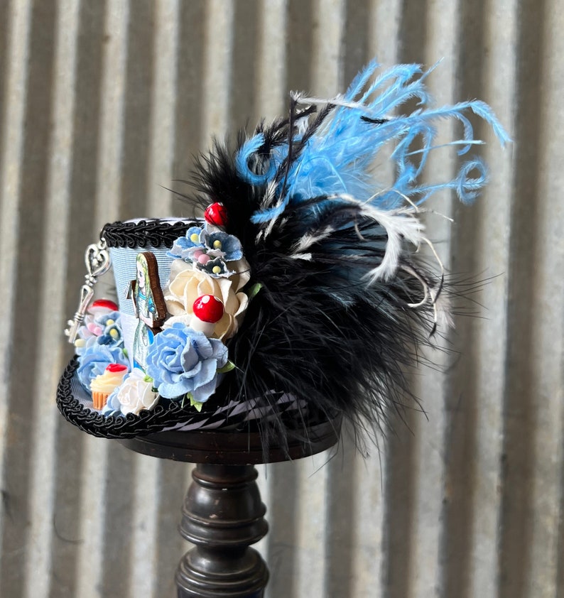 Micro Mini Top Hat Alice Mini Diorama Hat Alice in - Etsy