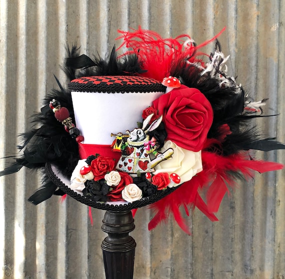 Mini Top hat Tea Party Mini Top Hat Alice in Wonderland Hat | Etsy