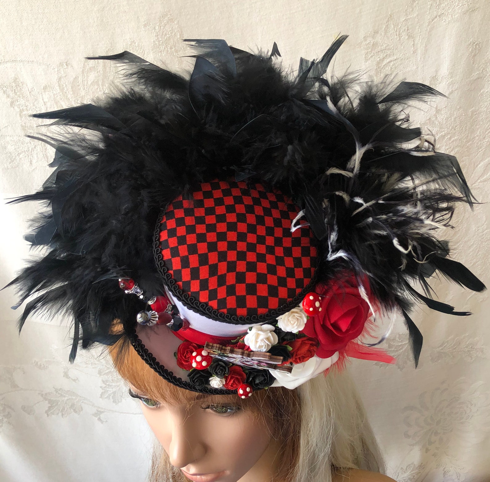 Mini Top hat Tea Party Mini Top Hat Alice in Wonderland Hat | Etsy