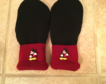 Mickey mouse gloves | Etsy