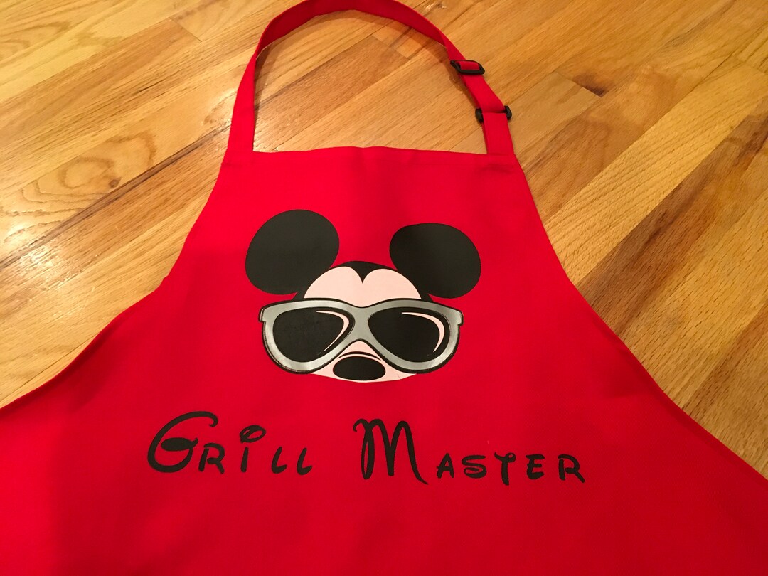 Mickey Mouse Barbeque Grilling Apron - Etsy
