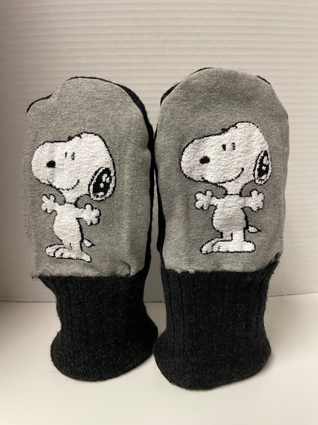 Snoopy Mittens Adult - Etsy