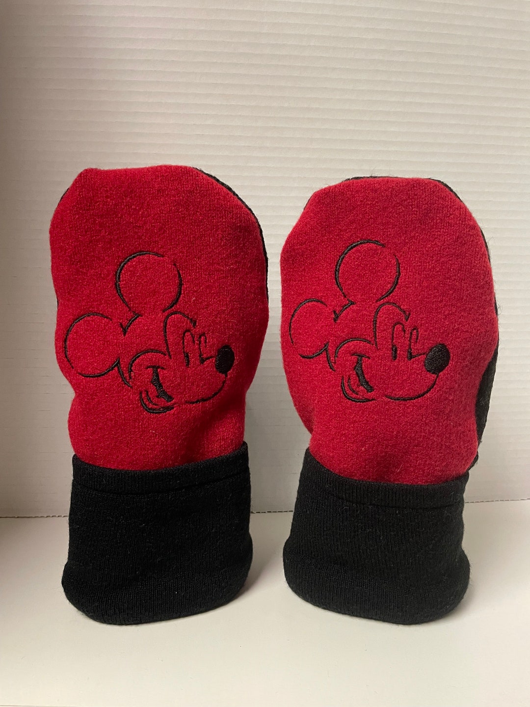 Mickey Mouse Mittens - Etsy