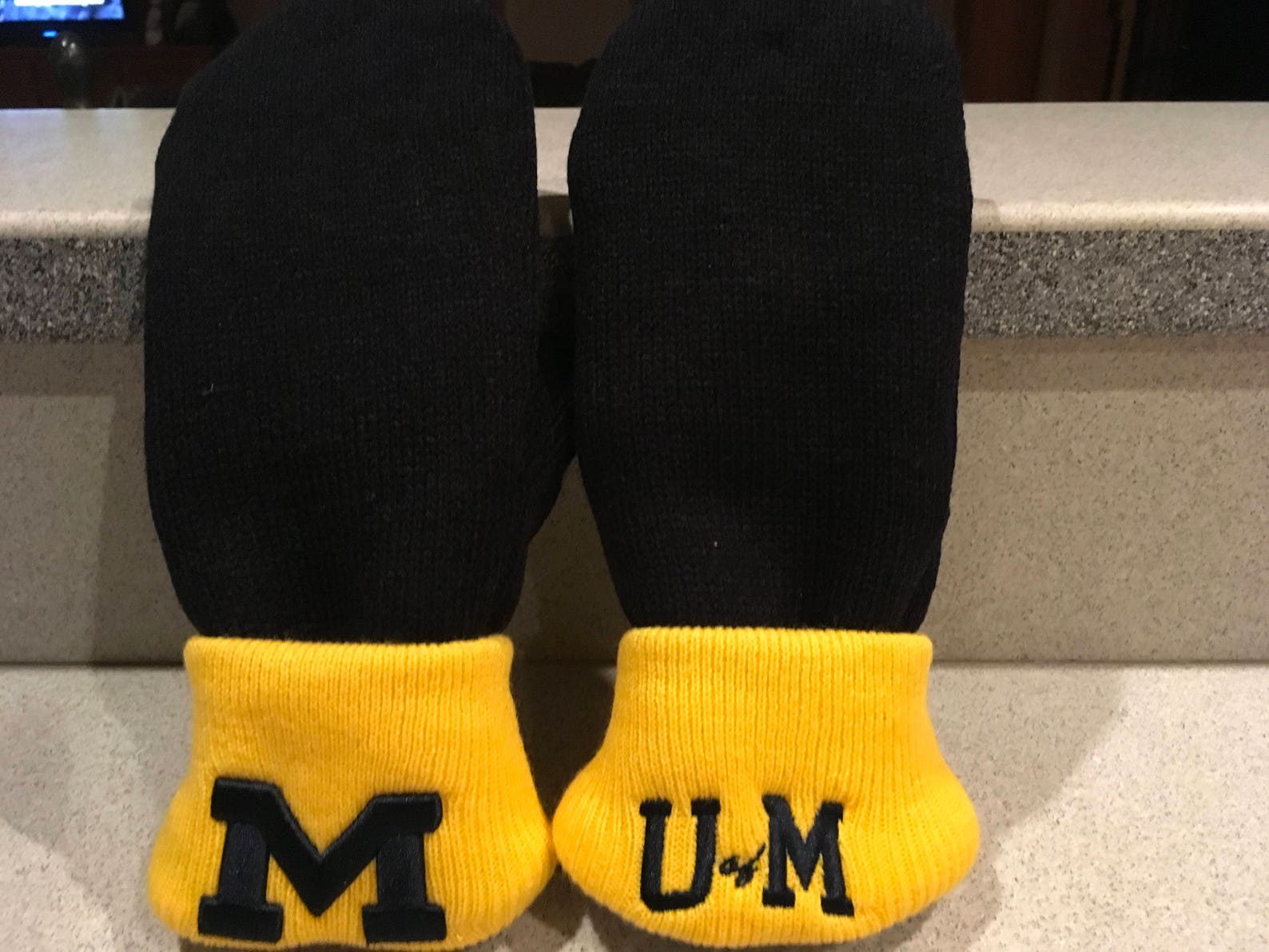 University of Michigan Mittens - Etsy