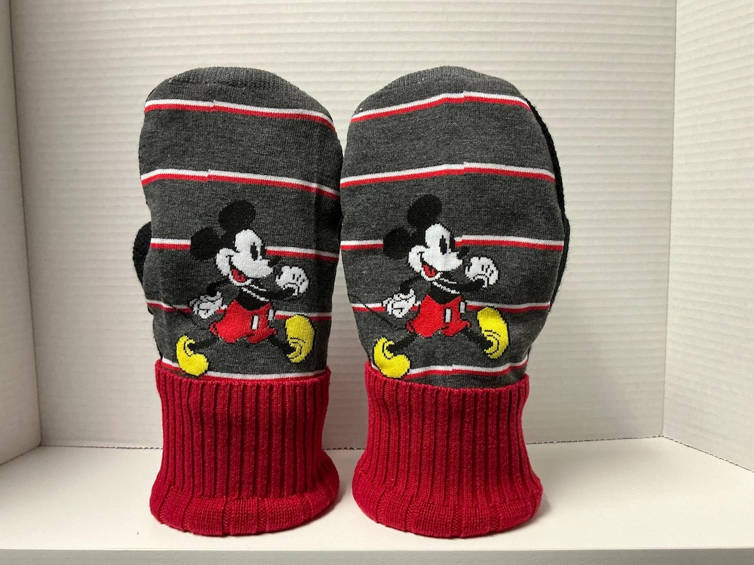 Mickey Mouse Mittens - Etsy