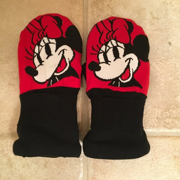 Minnie Mouse Gloves Adults - Etsy