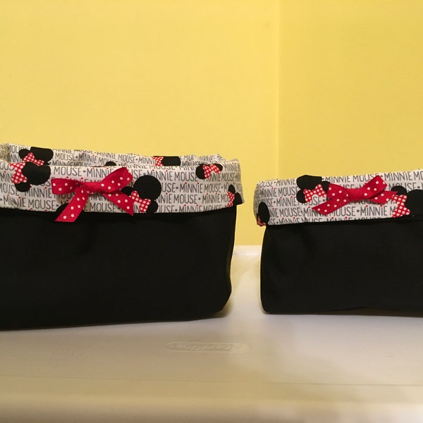 Minnie Mouse Basket - Etsy
