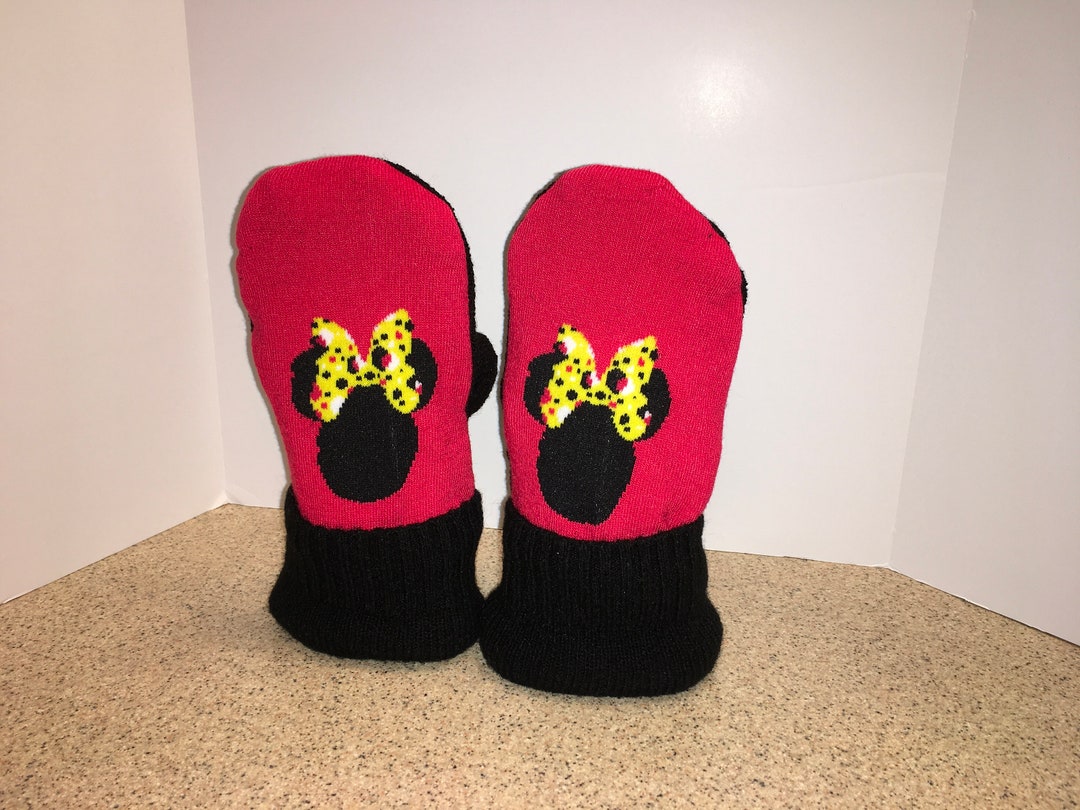 Minnie Mouse Mittens for Kids - Etsy