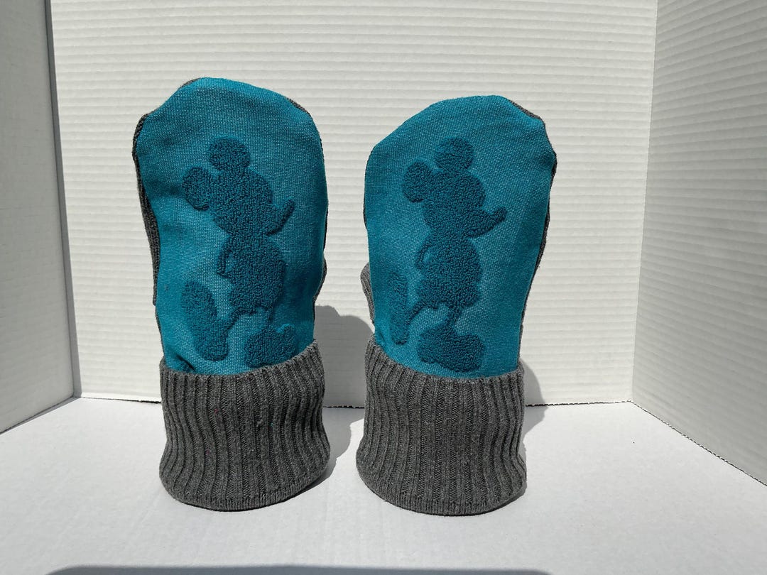 Mickey Mouse Mittens - Etsy