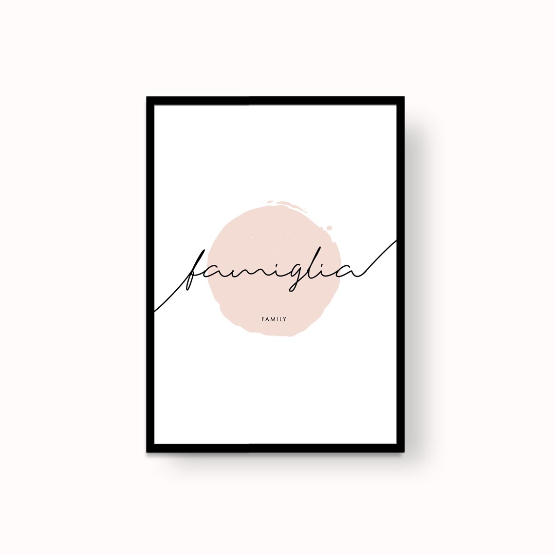 Famiglia / Family / Wall Art / Printable Art / Wall Decoration ...