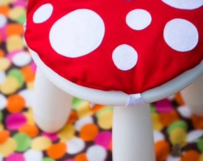 Toadstool Cushion Red Children/kids Cushion for Ikea Mammut - Etsy
