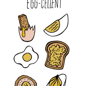 Eggcellent Greetings Card - Etsy