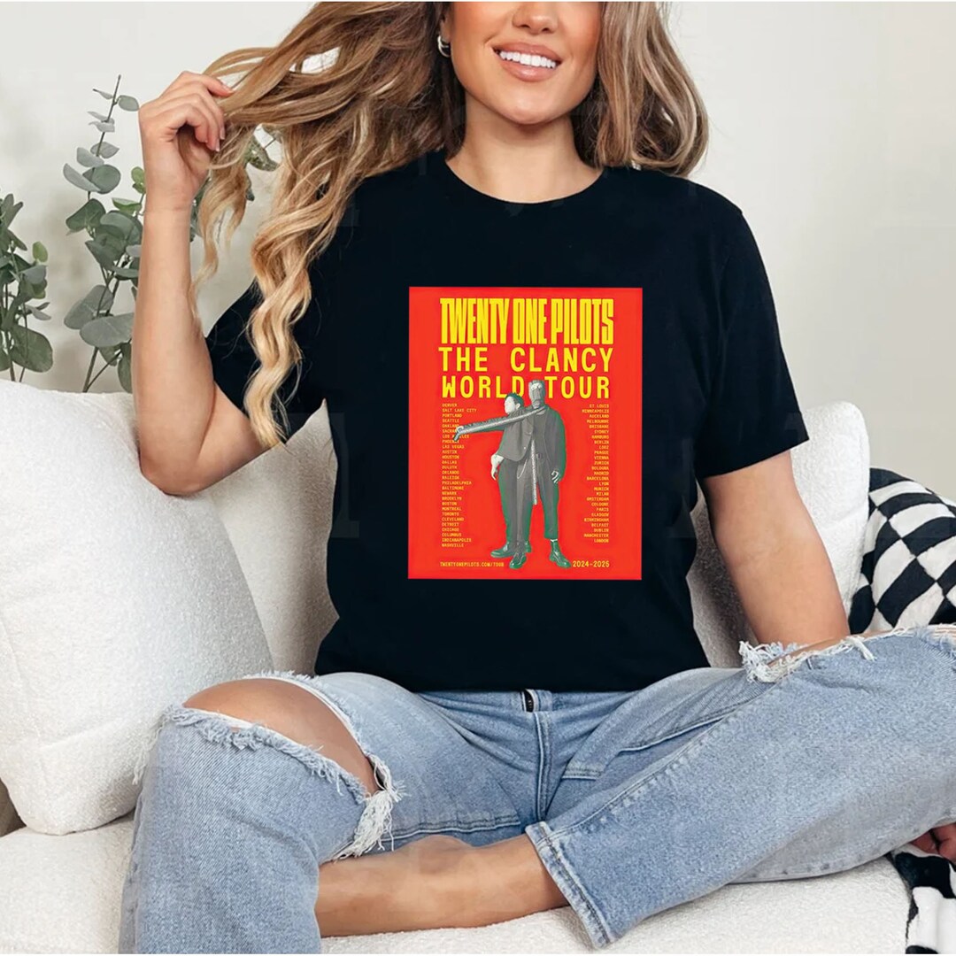 Twenty One Pilots the Clancy World Tour 2024-2025 Shirt, the Clancy ...