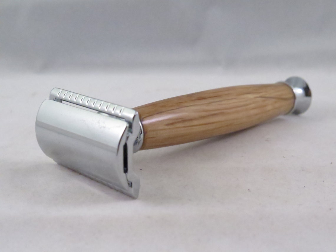 Bourbon Whiskey Barrel Safety Razor Handle, Made From Whiskey Barrels ...