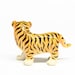 Miniature Animals Ceramic Standing Tiger Figurine Hand Painted - Etsy