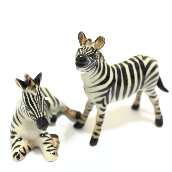 Ceramic Zebra Figurine - Etsy