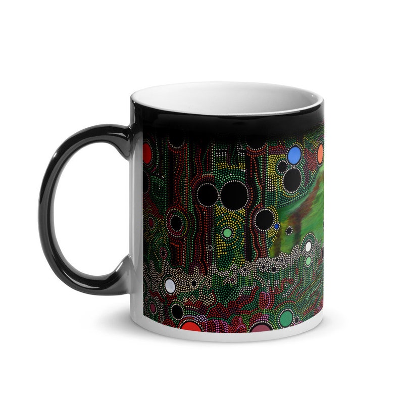 Heat Sensitive Color Changing Glossy Magic Mug - Color Changing Cups ...