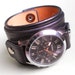 Leather Watch Cuff, Handmade Men Women Wrist Band, Artisan 20mm 22 Mm ...