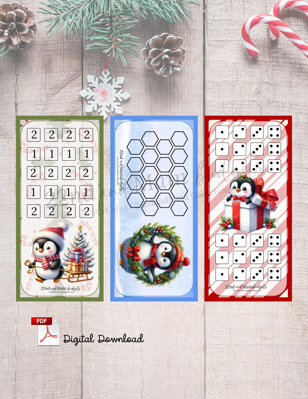 A Pingu Christmas Minis - Etsy