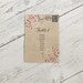 Vintage Style Wedding Table Planner Cards Postcard Seating Plan - Etsy UK