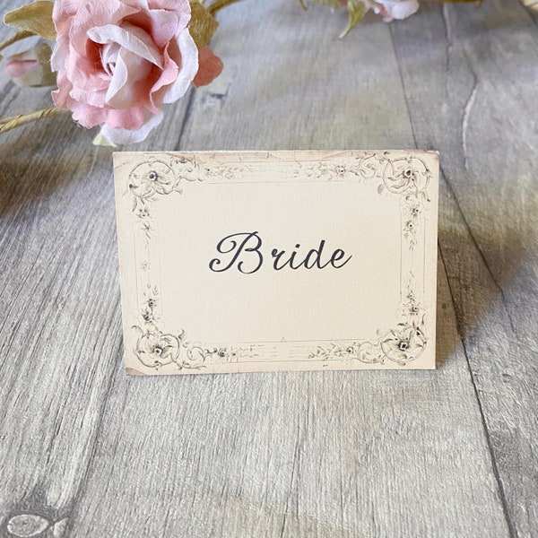 Vintage Place Cards - Etsy