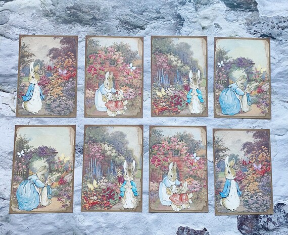 Peter Rabbit Card Toppers Easter Bunny Spring Style Gift Tags | Etsy