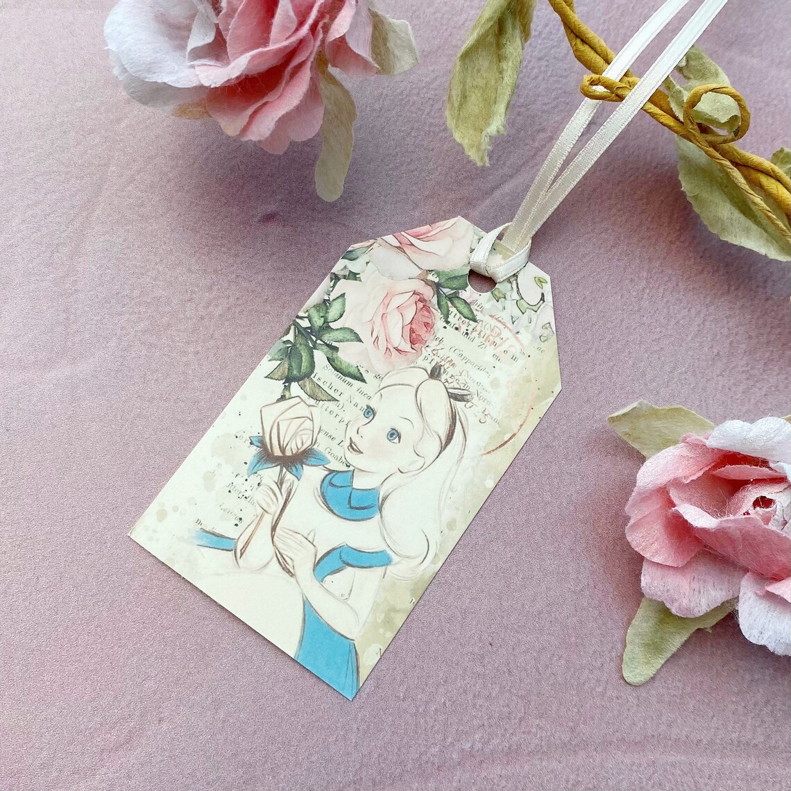 Alice in Wonderland Gift Tag Labels Bottle Tags Set of 10 - Etsy UK