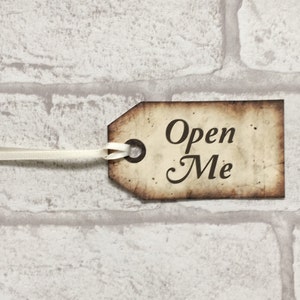 Open Me - Alice in Wonderland - Gift Tags, Digital Download Instant ...