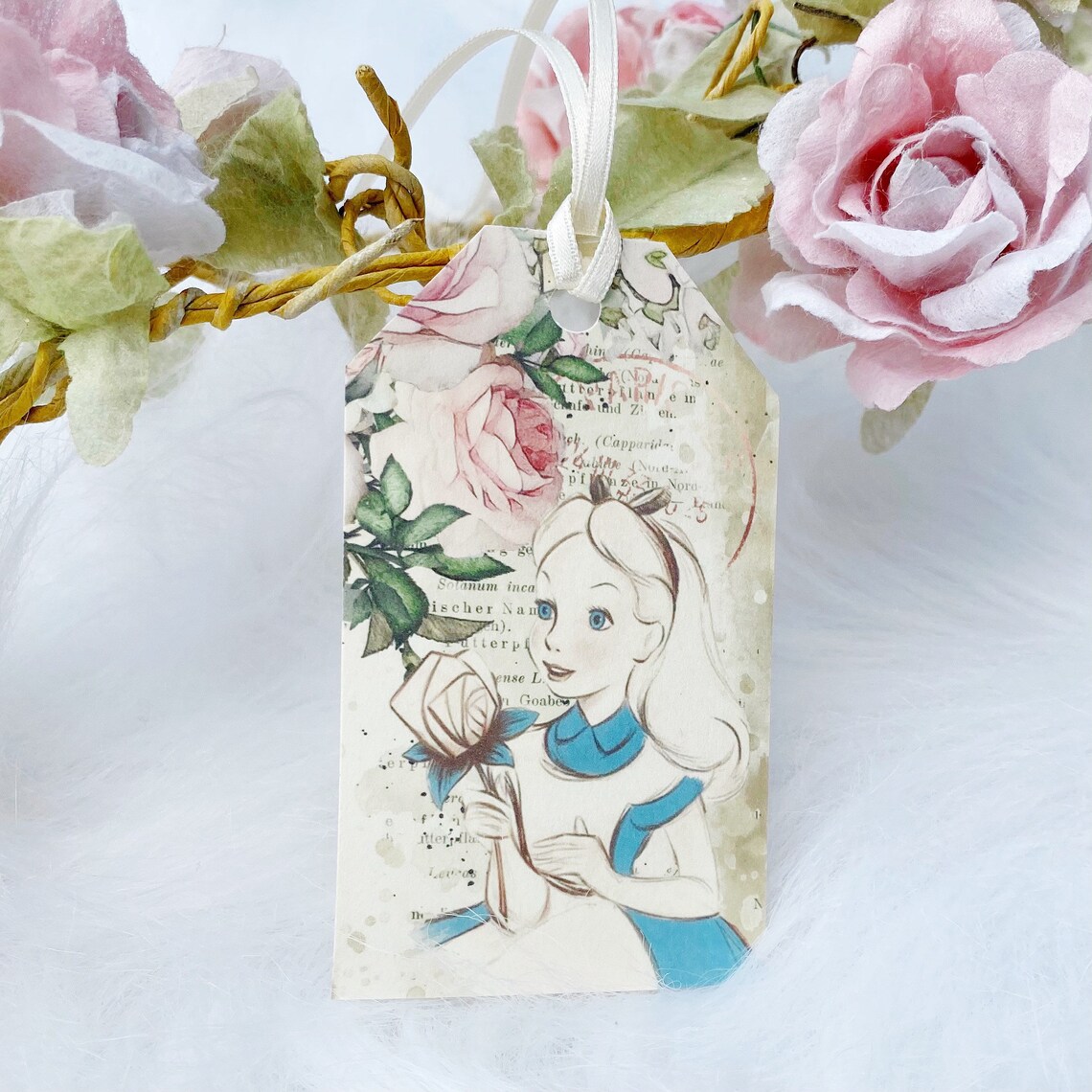 Alice in Wonderland Gift Tag Labels Bottle Tags Set of 10 - Etsy UK