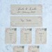 Vintage Style Wedding Table Planner Cards Postcard Seating Plan - Etsy UK