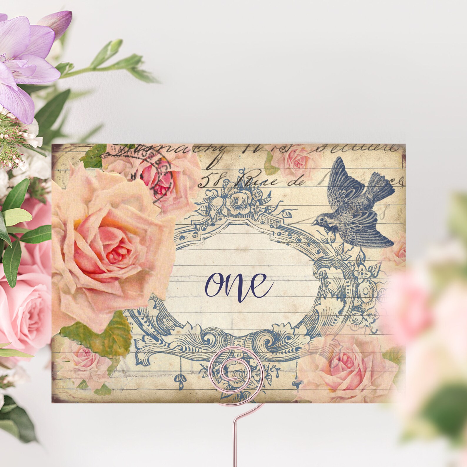 Vintage Style Postcard Table Numbers for Wedding and Party - Etsy UK