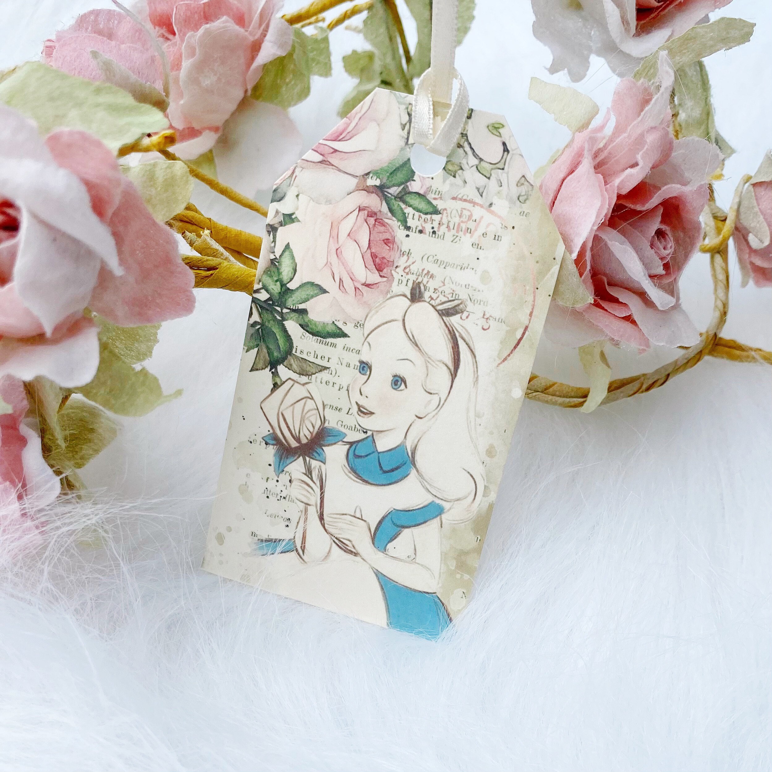 Alice in Wonderland Gift Tag Labels Bottle Tags Set of 10 - Etsy UK