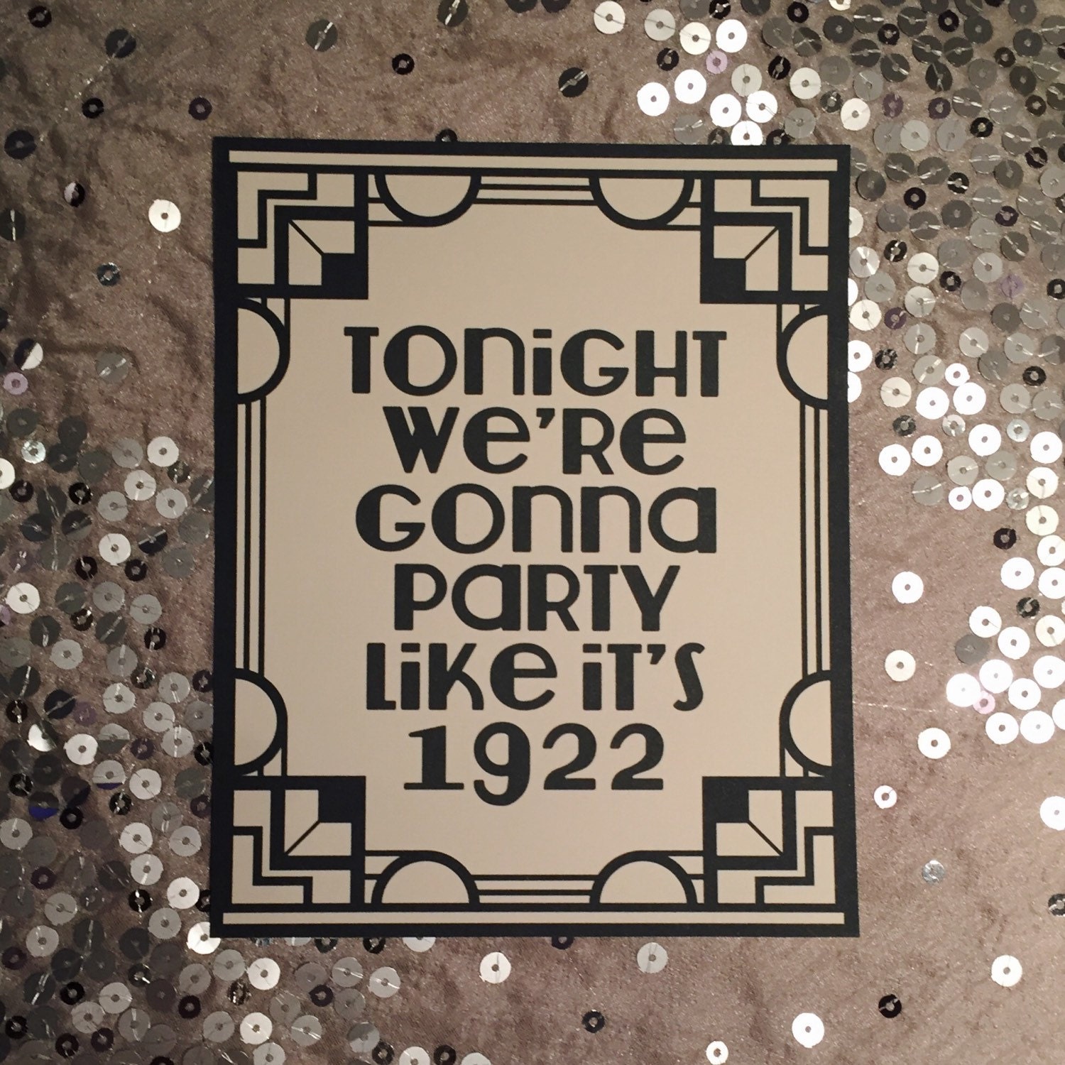 Gatsby Party Signs - 1920's Theme Wedding Reception - Etsy UK