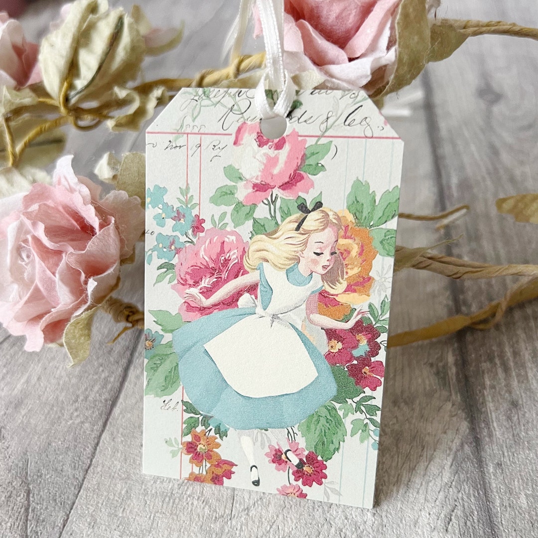 Alice in Wonderland Gift Tag Labels Bottle Tags Set of 10 - Etsy