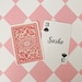Playing Card Place Name Cards Personalised With Guests Wedding Party ...
