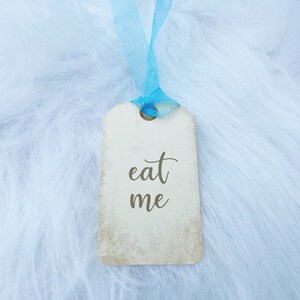 Luxury Vintage Eat Me Alice in Wonderland Gift Tag Labels Bottle Tags ...