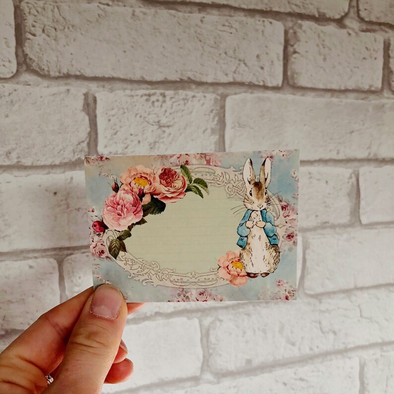 Peter Rabbit Pastel Card Toppers/ Place Cards Party Baby - Etsy UK