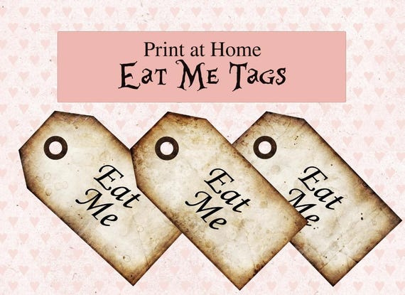 Eat Me Tags Printable