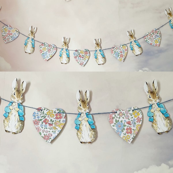 Rabbit Garland - Etsy