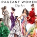 Pageant Clip Art, High-quality Pageant Prom Dress Clip Art – Elegant ...