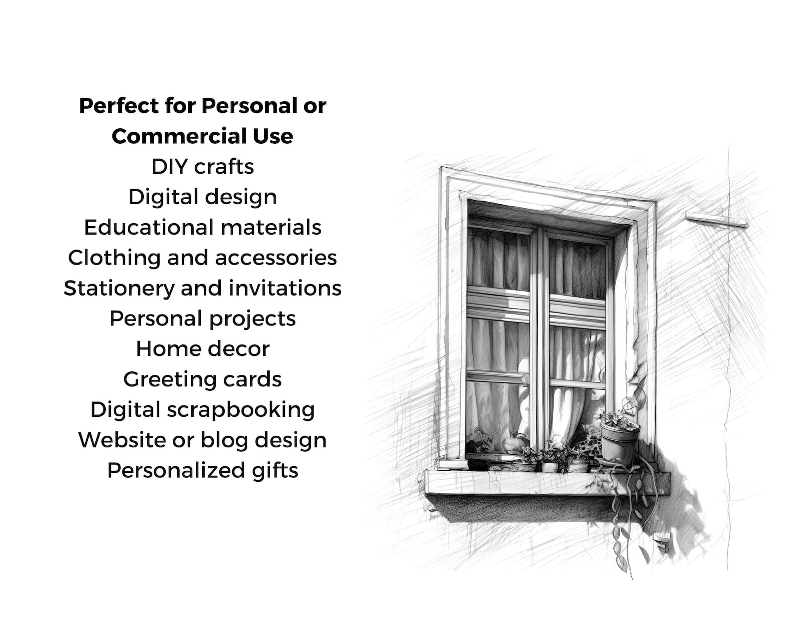 Window Sketches Clipart, Window Sketches, Pencil Window Sketches ...