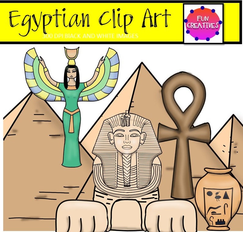 Ancient Egyptian Clip Art - Etsy