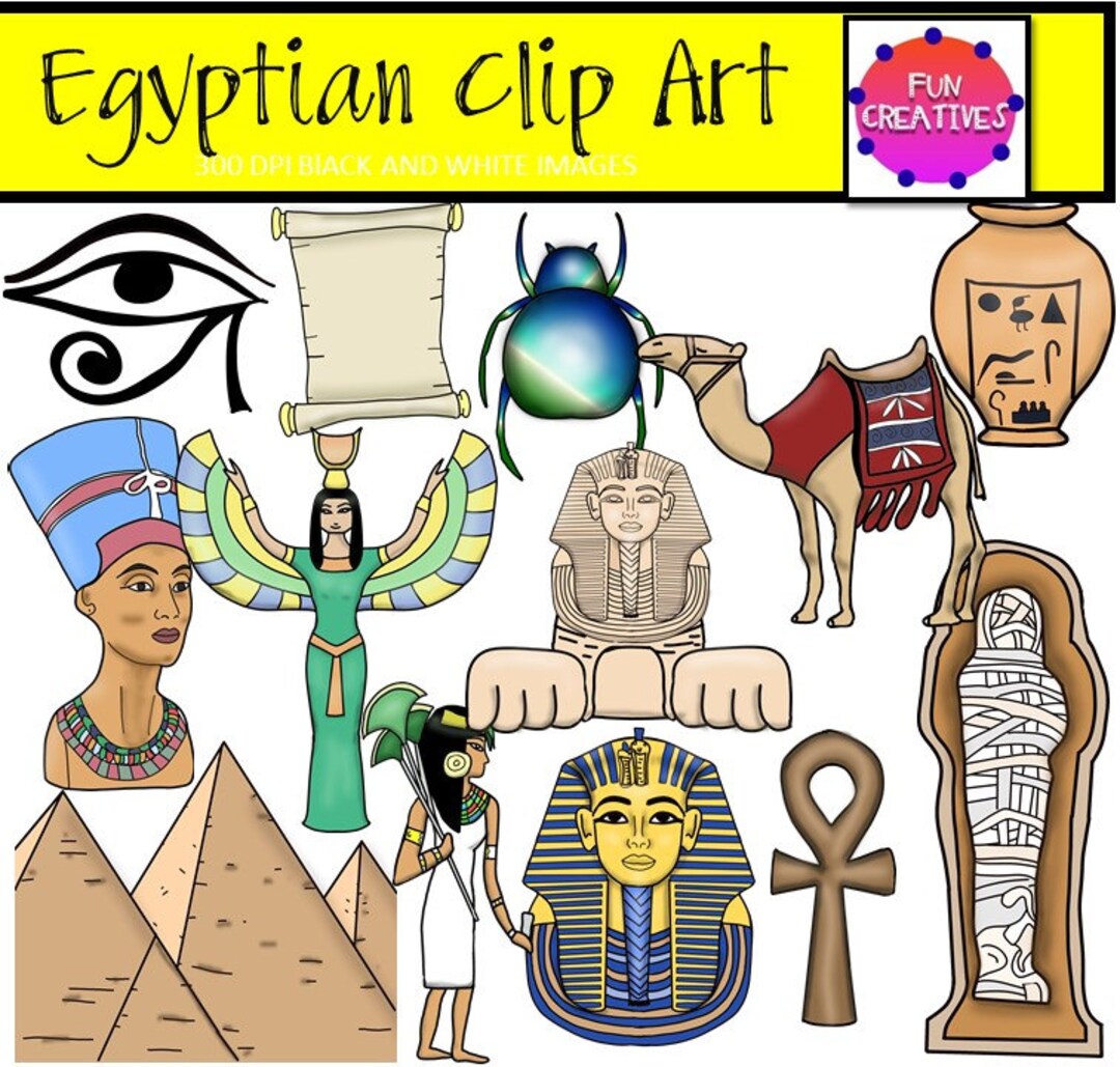 Ancient Egyptian Clip Art - Etsy