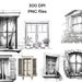 Window Sketches Clipart, Window Sketches, Pencil Window Sketches ...